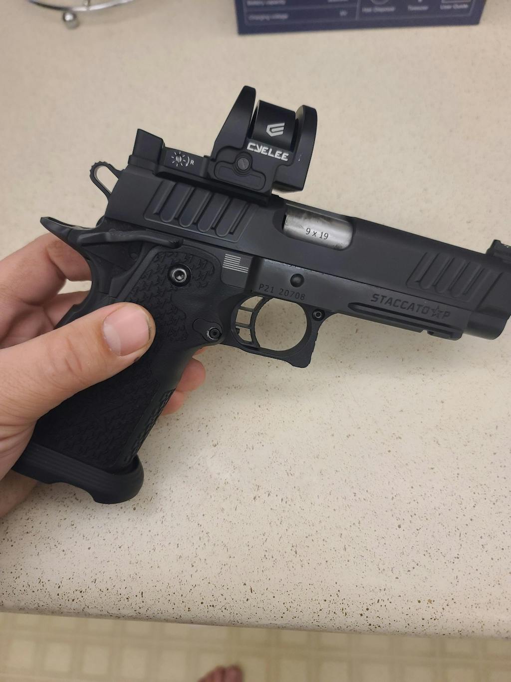 Cyelee BULL PRO Red Dot – Oversized 33mm Window Optic with Drop-Proof ...