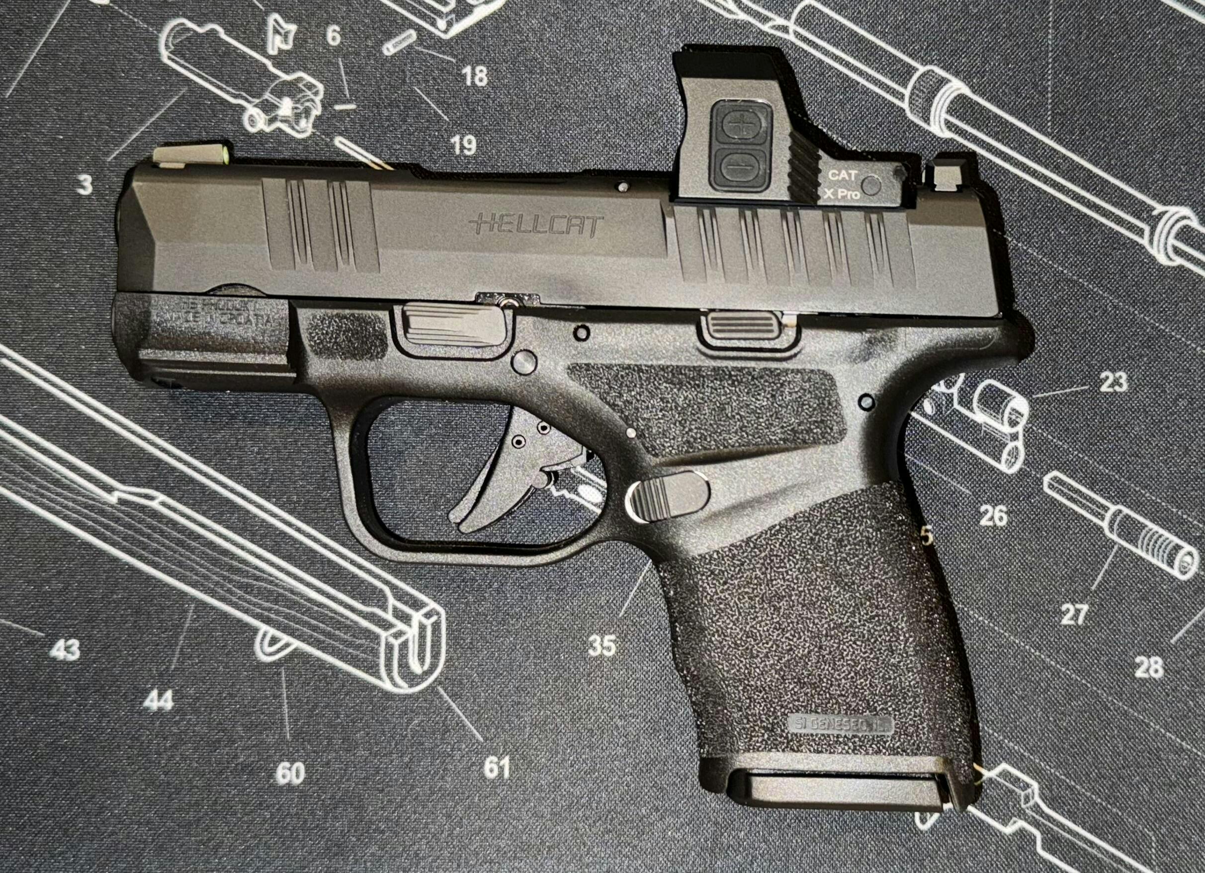 Cyelee CAT X PRO, 3MOA Red Dot/30MOA Circle, RMSc Footprint – Cyelee Optics