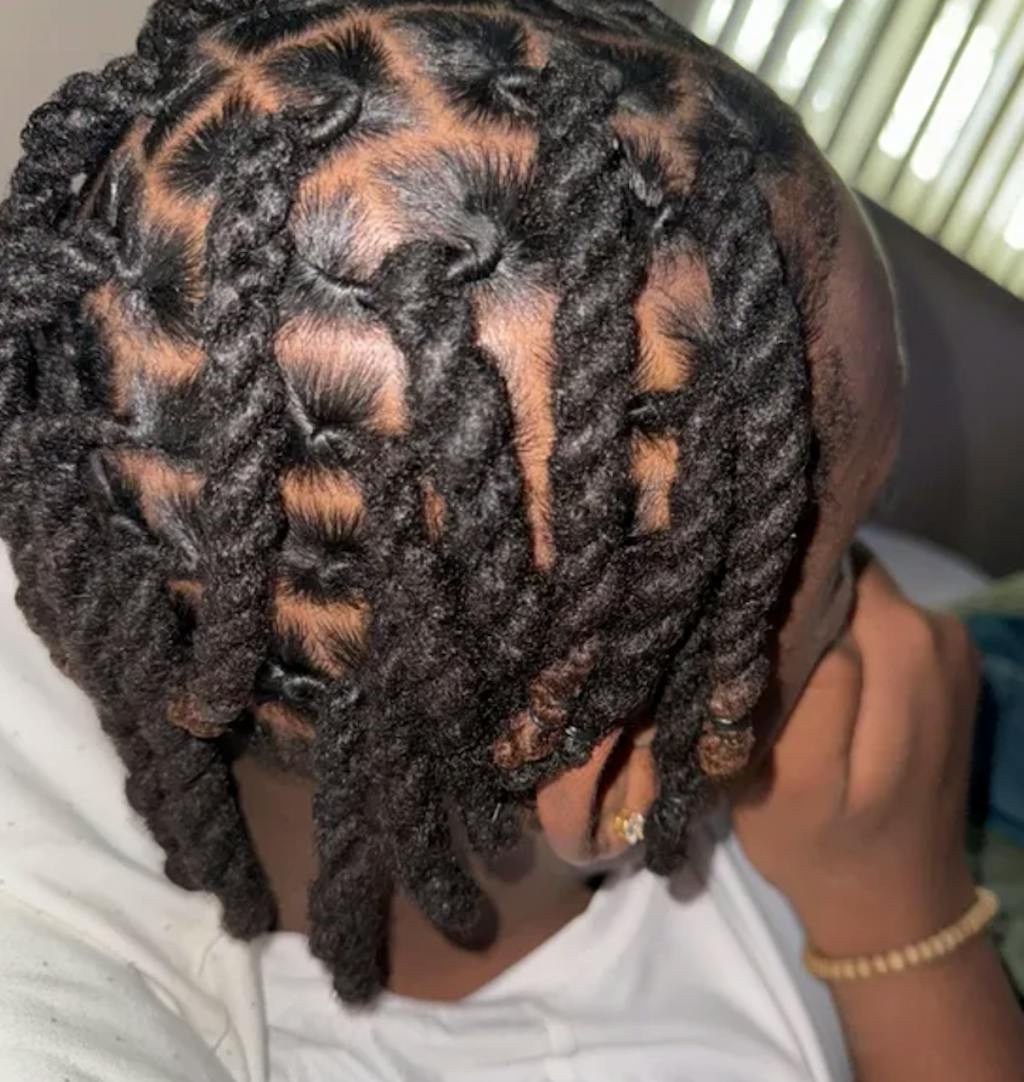 100 Locs Bundle Anwi Textured Human Loc Extensions Permanent Dreadlock ...