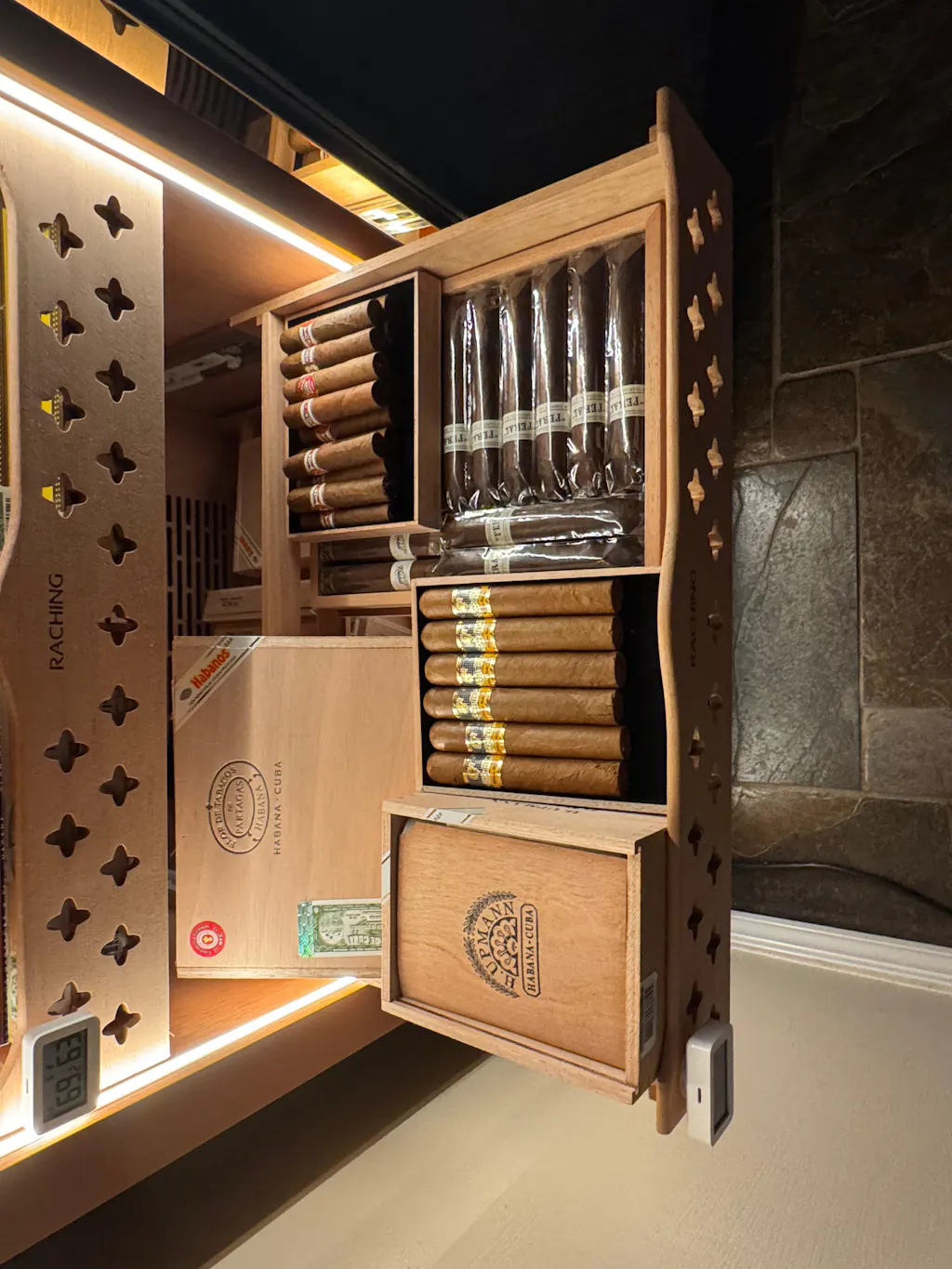 Raching MON3800A - Smart Cigar Humidor (1800 cigars) - Dads Heaven™