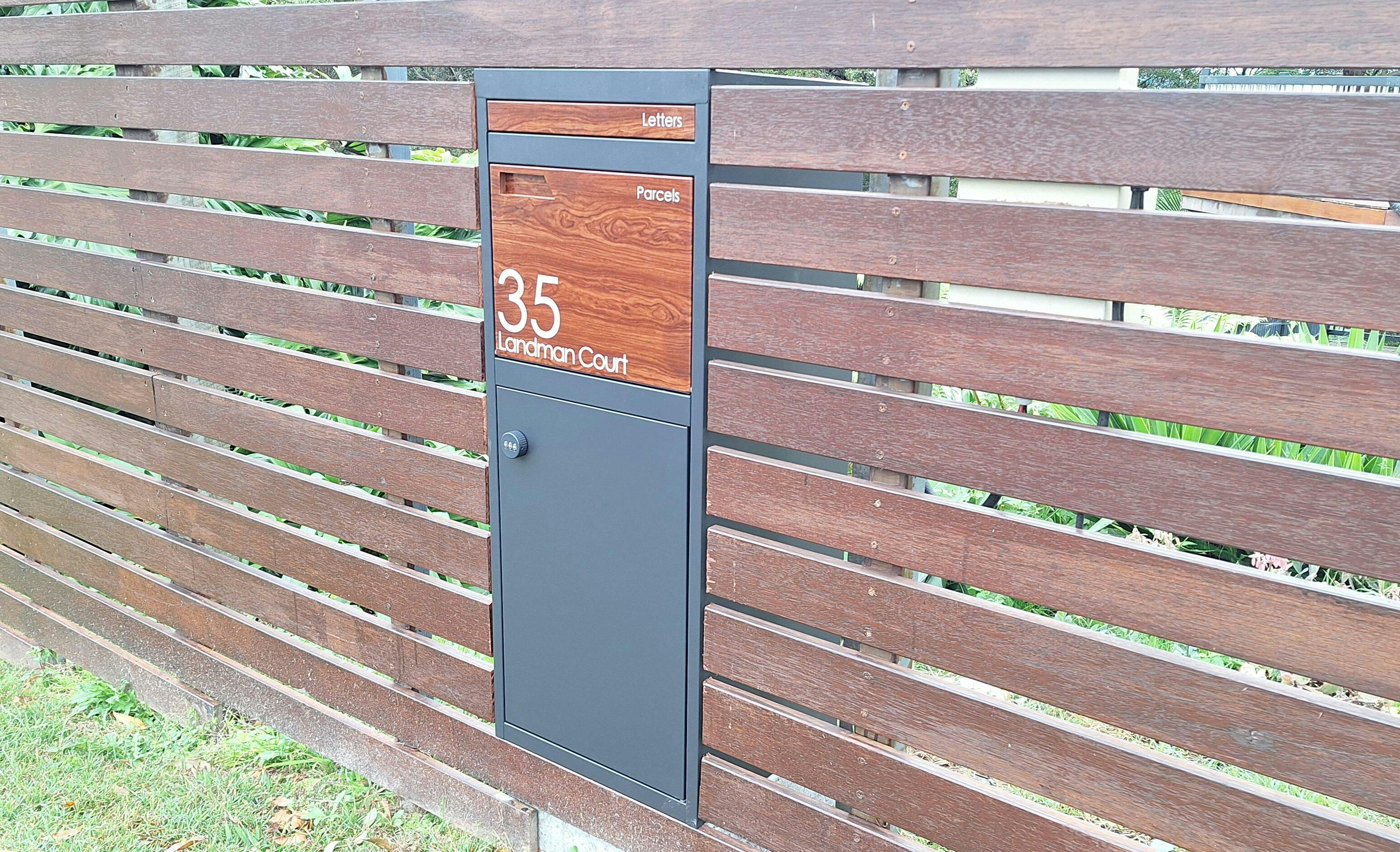 Parker Parcel Letterbox (Charcoal) – Dagood Letterboxes