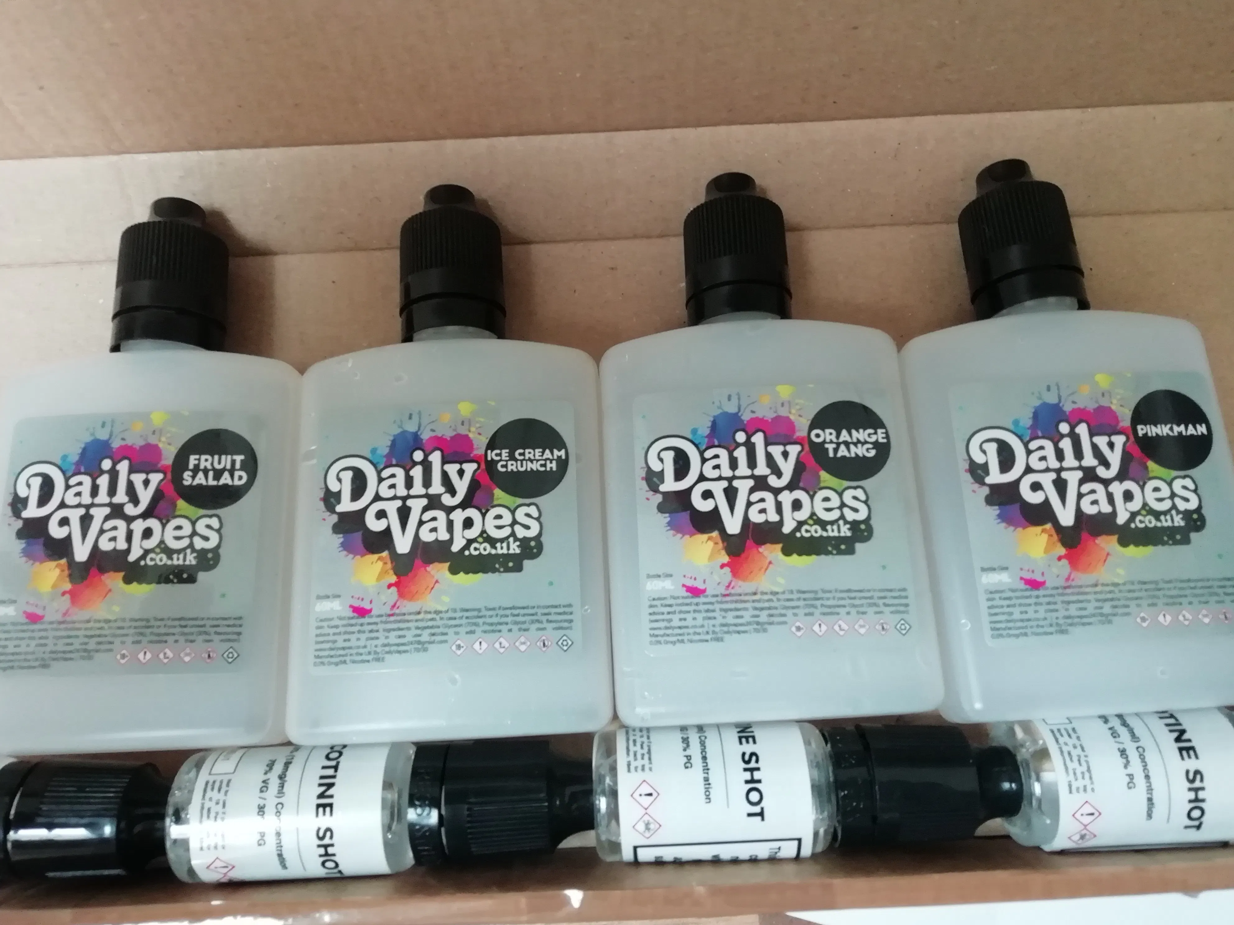 60ml E Liquid Shortfills ONLY £3.49 | Vaping Made Simple