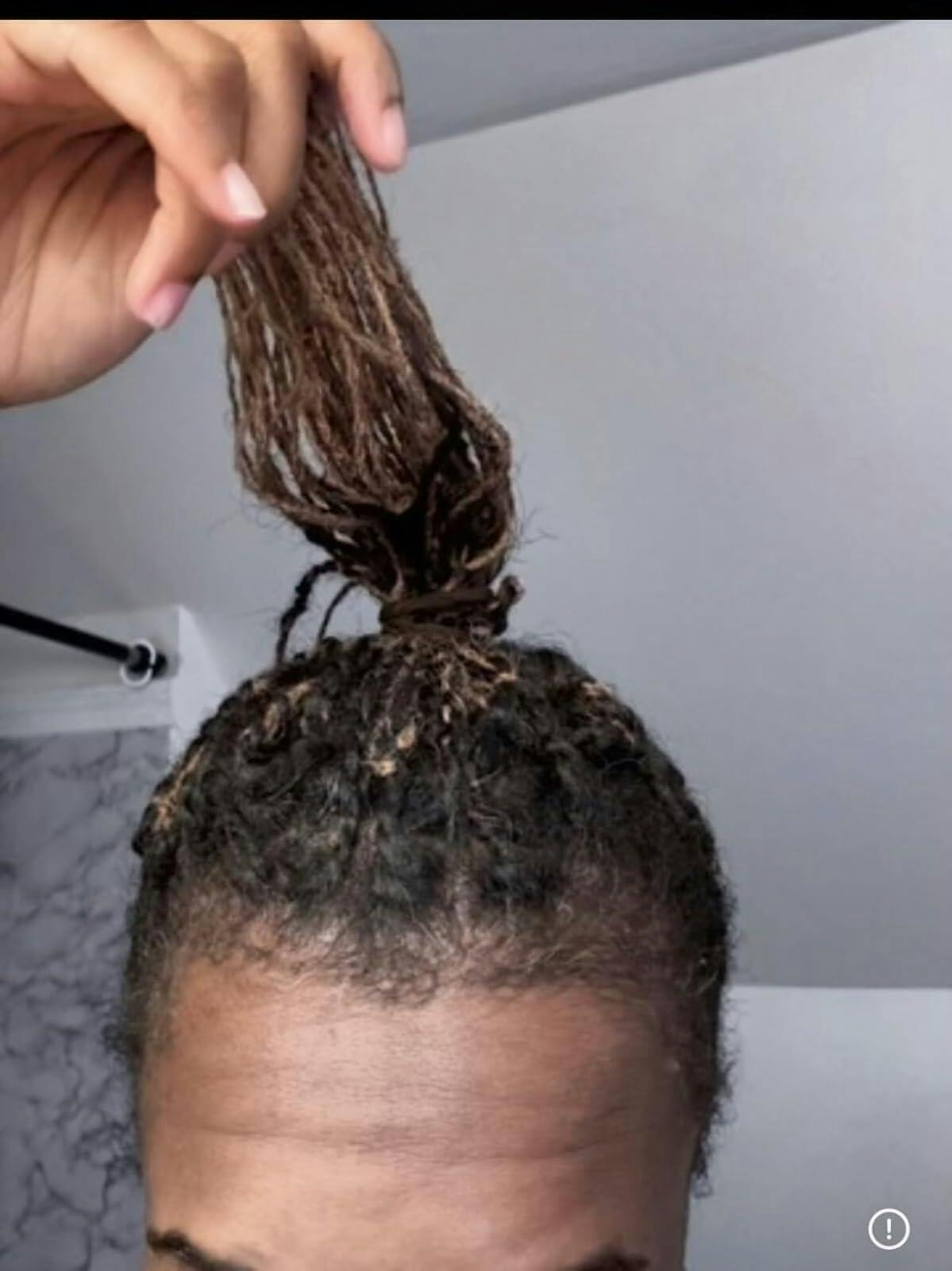 #30 Sister Locs Interlocked 100％ Real Human Hair Loc Extensions, Full