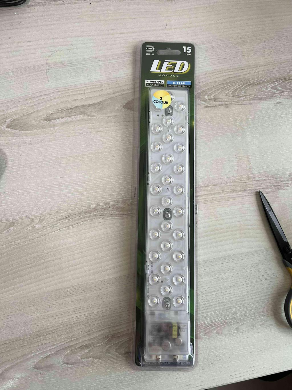 Daiyo LRM 113-3C 15W LED Rectangle Module Light (3 Colours + Memory Fu