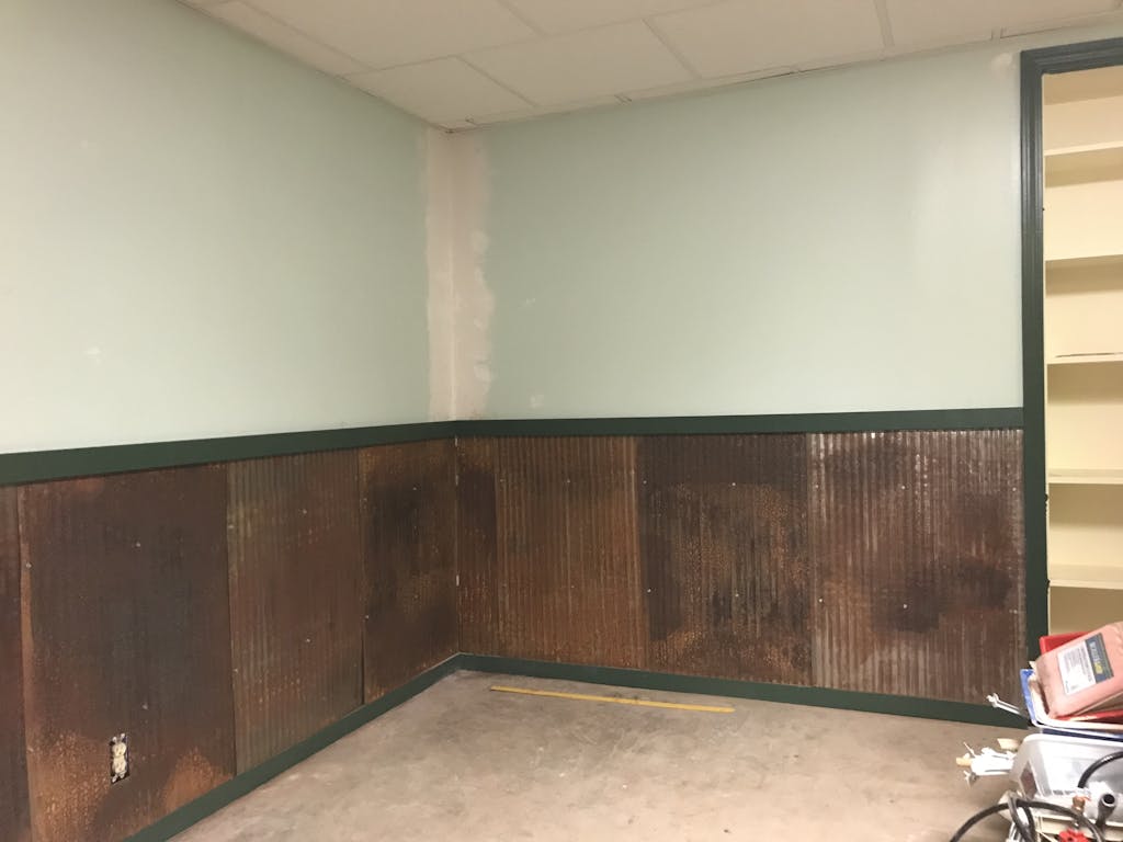 Corrugated Metal Wainscoting – Dakota Tin