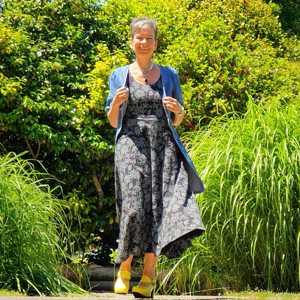 Flow Dress - Flannel Flower Print – Dalee Ella Prints