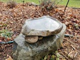 Handmade River Stone Bird Bath for Balcony, Patio, Garden or Yard ...