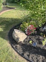 Handmade River Stone Bird Bath for Balcony, Patio, Garden or Yard ...