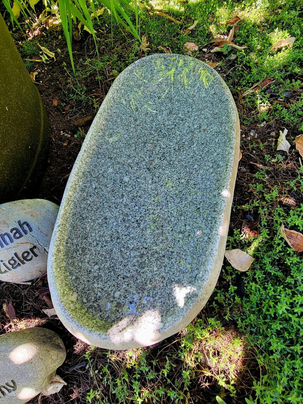 Handmade River Stone Bird Bath for Balcony, Patio, Garden or Yard ...