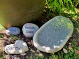 Handmade River Stone Bird Bath for Balcony, Patio, Garden or Yard ...