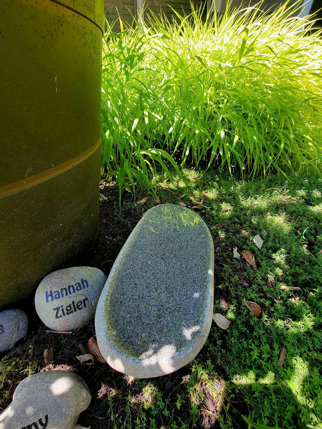 Handmade River Stone Bird Bath for Balcony, Patio, Garden or Yard ...