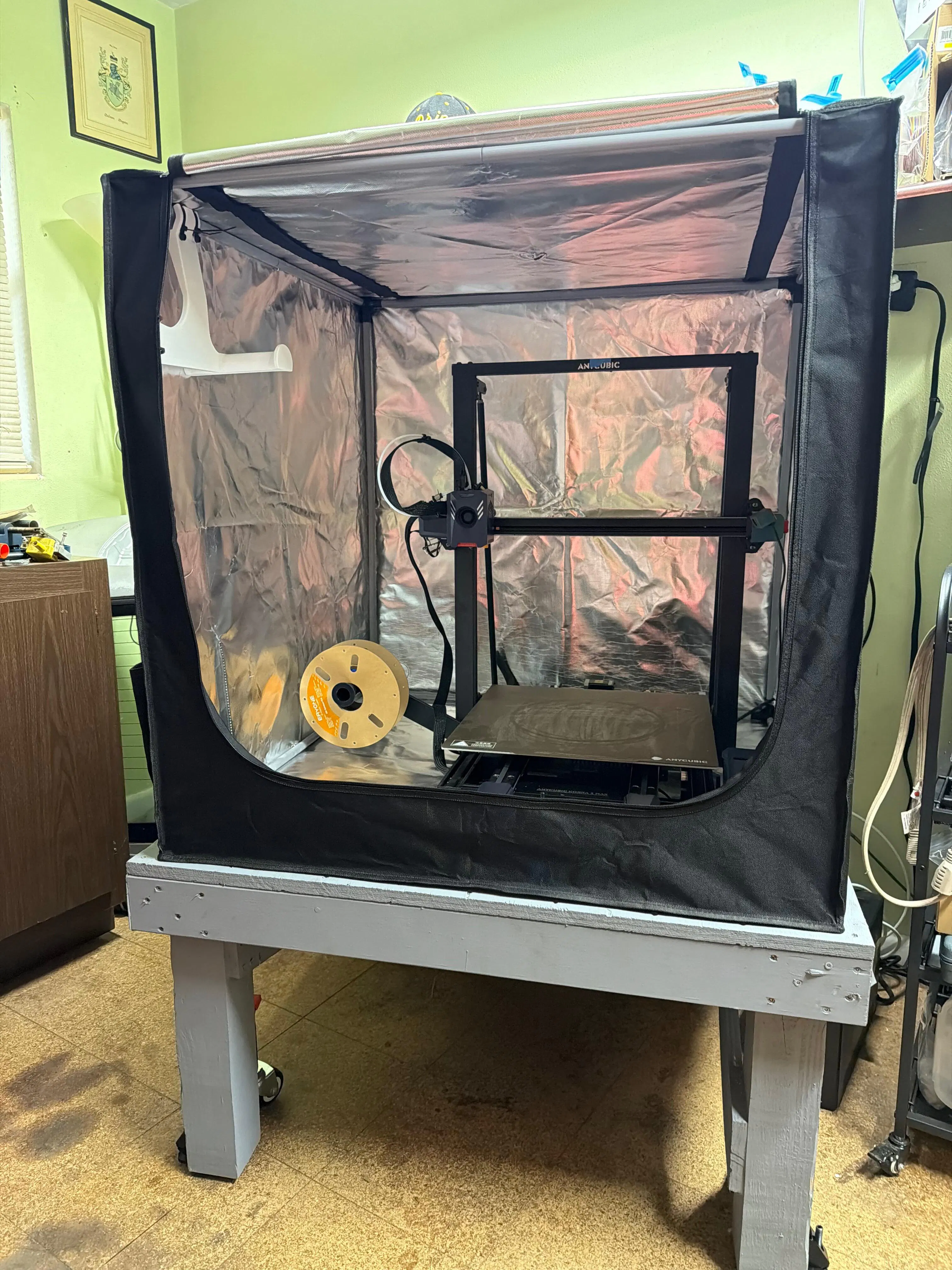 3D printer tent enclosure for Kobra 3 Max, Kobra Max 2, Neptune 4 Max ...