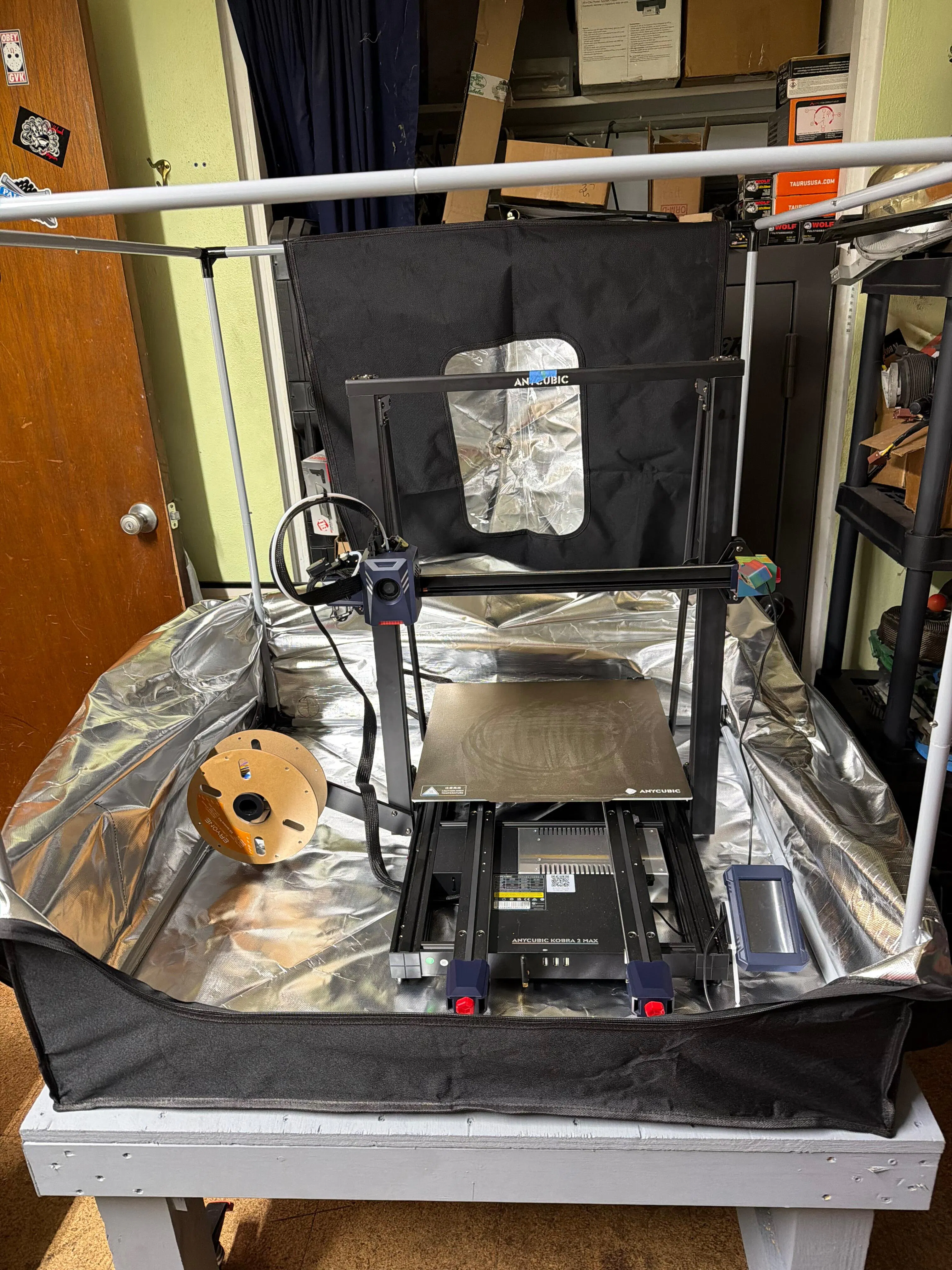 3D printer tent enclosure for Kobra 3 Max, Kobra Max 2, Neptune 4 Max ...