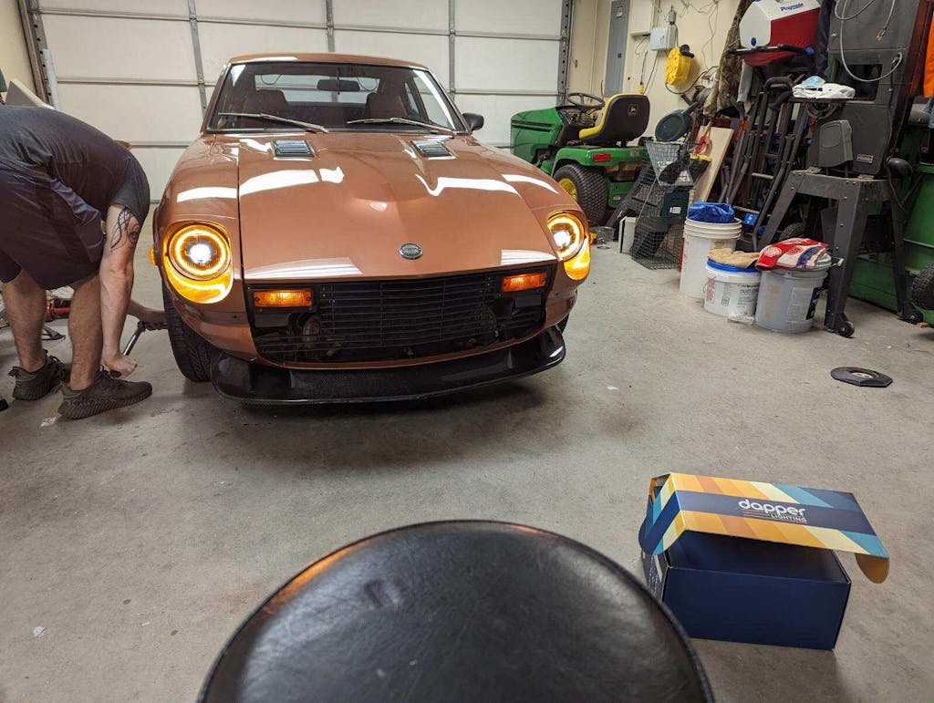 Black LED Seven with HDR Switchback Halo — Dapper Lighting