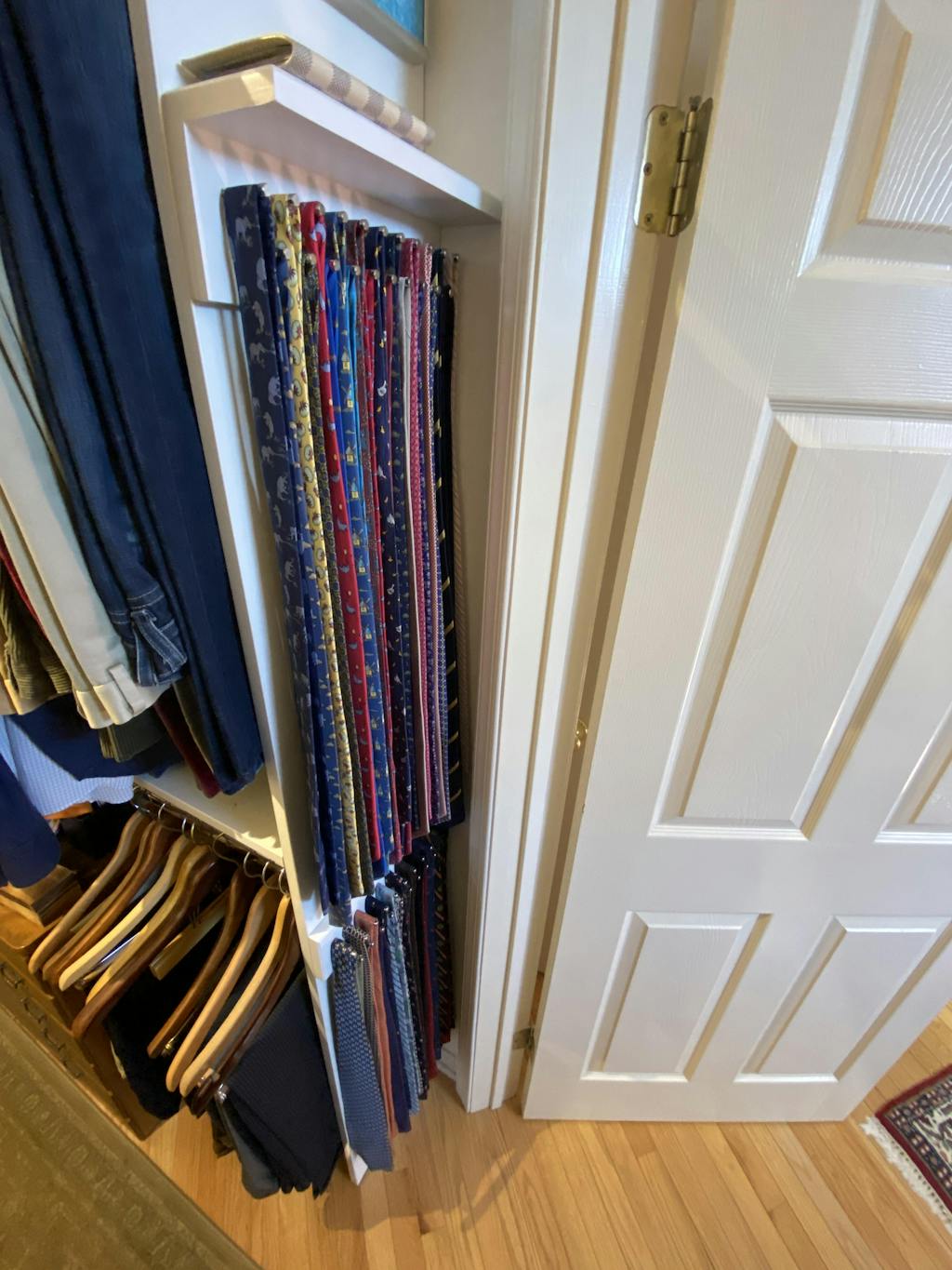 Custom Tie Rack - Choose your size, wood, and hardware finish – Dapper ...