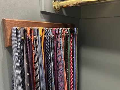 Custom Handcrafted Wood Tie Racks & Pocket Square Organizers – Dapper ...