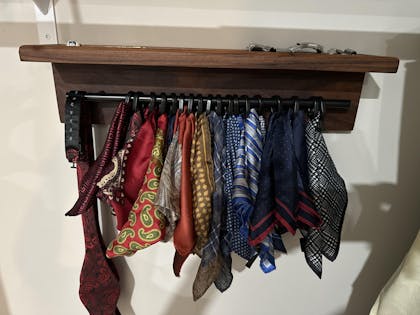 Custom Handcrafted Wood Tie Racks & Pocket Square Organizers – Dapper ...