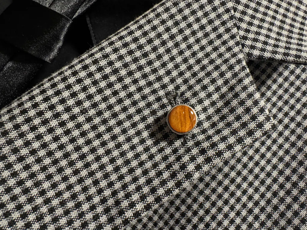 Custom Wood Lapel Pins and Cufflinks – Dapper Woodworks