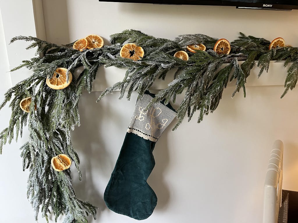 Norfolk Collection - Real Touch Snow Flocked Norfolk Pine Christmas Ho ...