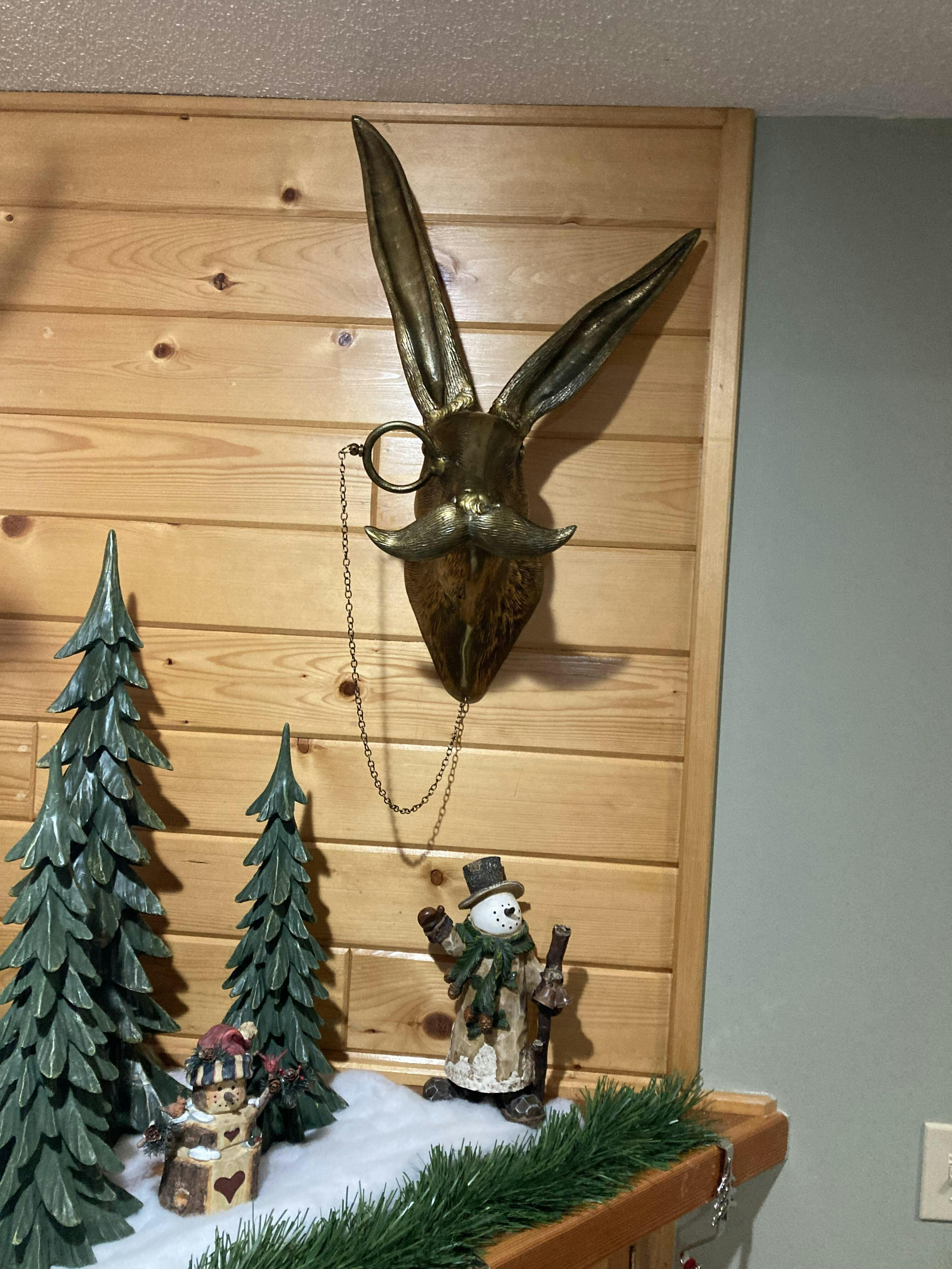 Eric + Eloise Collection - Eric the Hare Rabbit Monocle Bronzed Alumin ...