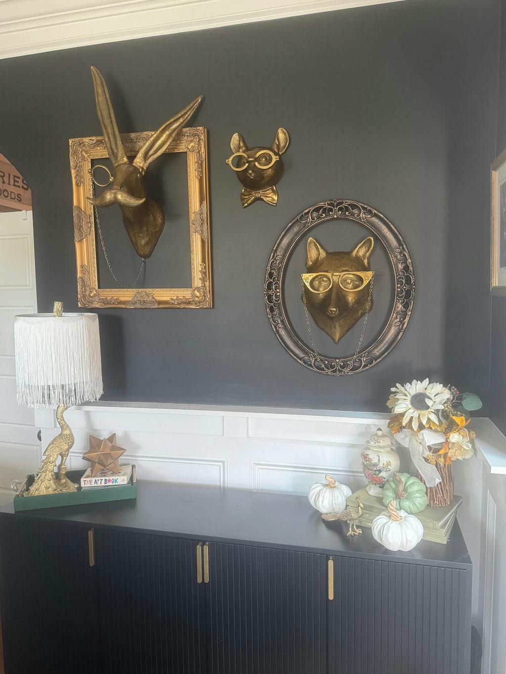 Eric + Eloise Collection - Eric the Hare Rabbit Monocle Bronzed Alumin ...