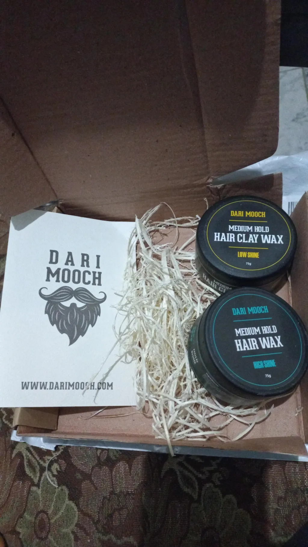 Hair Clay Wax + Hair Wax - Dari Mooch
