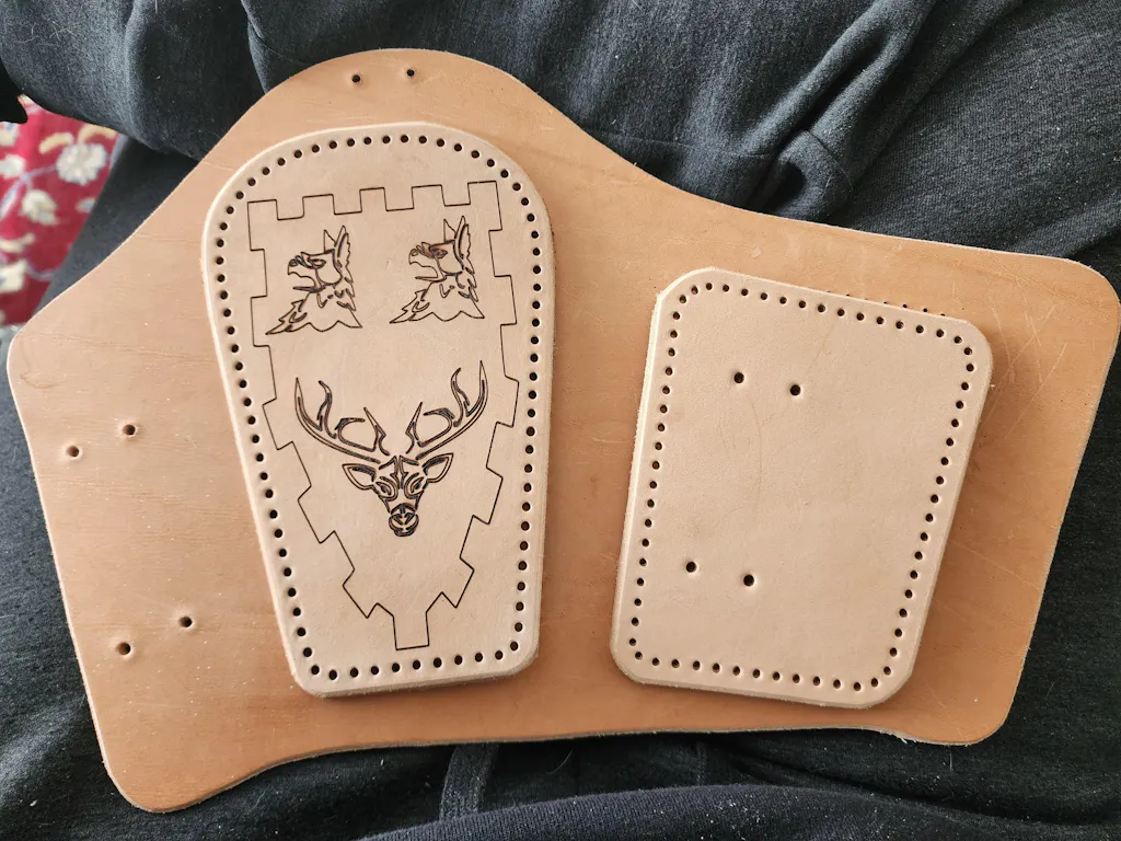 Leather Vambrace Pattern - Leather Armor | Dark Horse Workshop