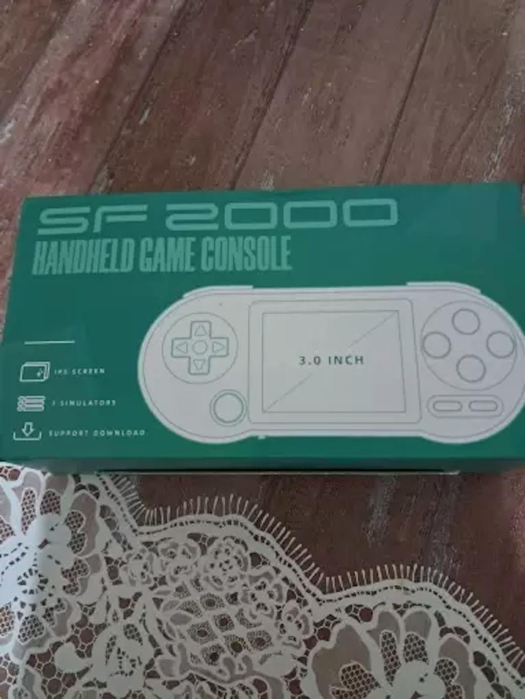 DATA FROG SF2000 Black Handheld Game Console