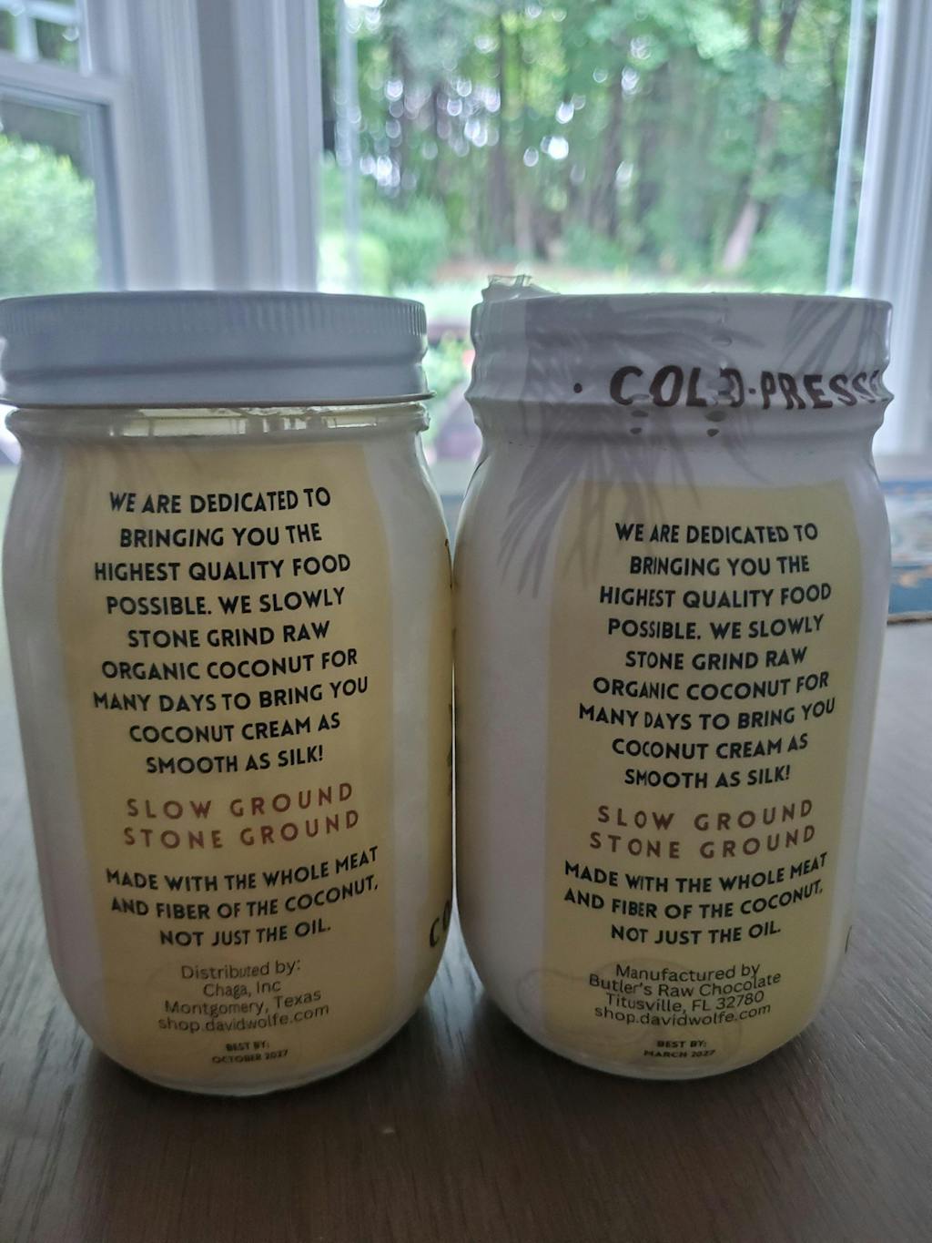 Organic Coconut Butter - David Wolfe Shop