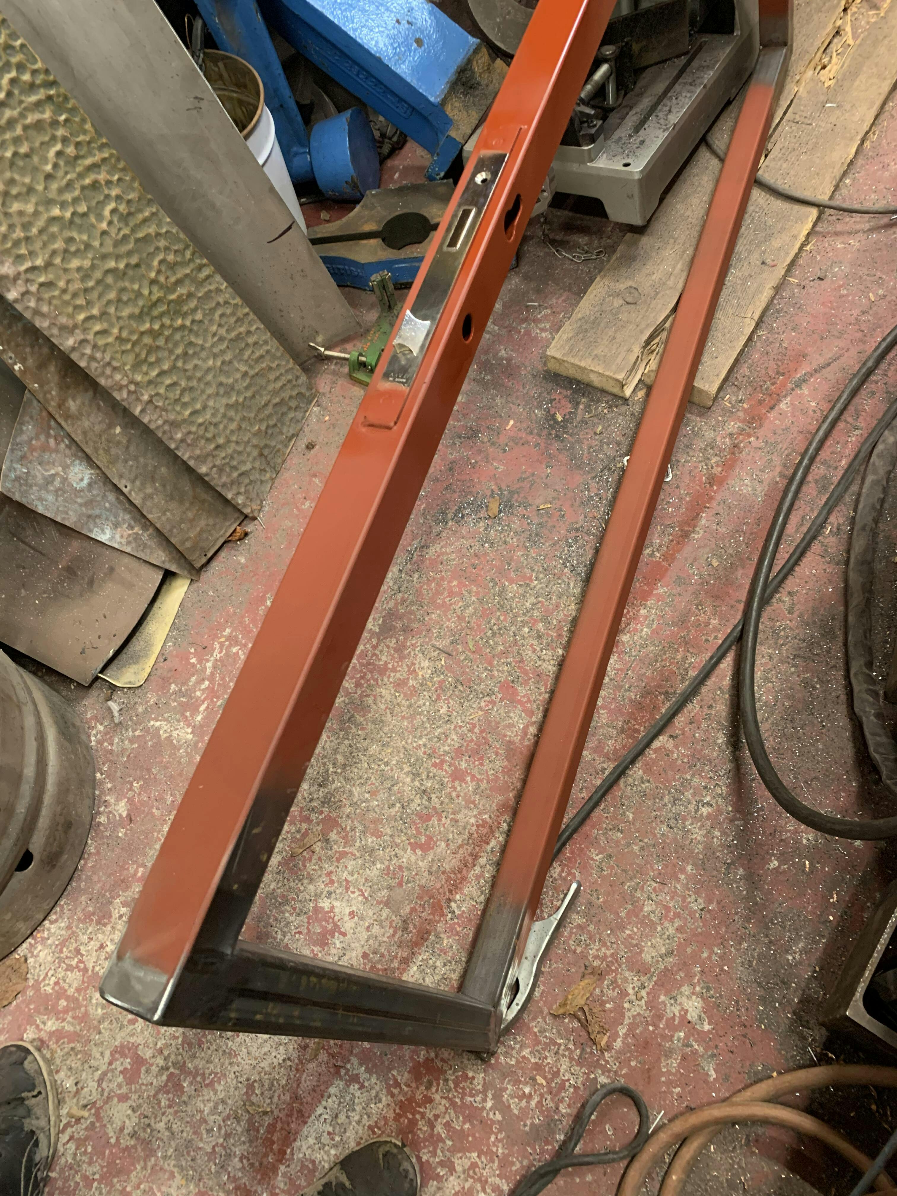 Gate Lock Frame Kit 40mm Profiled Box Section Lock Handles & Cylinder