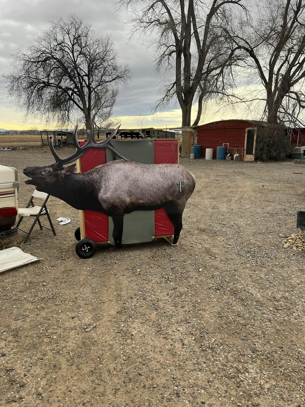 2D Bull Elk Broadside Target