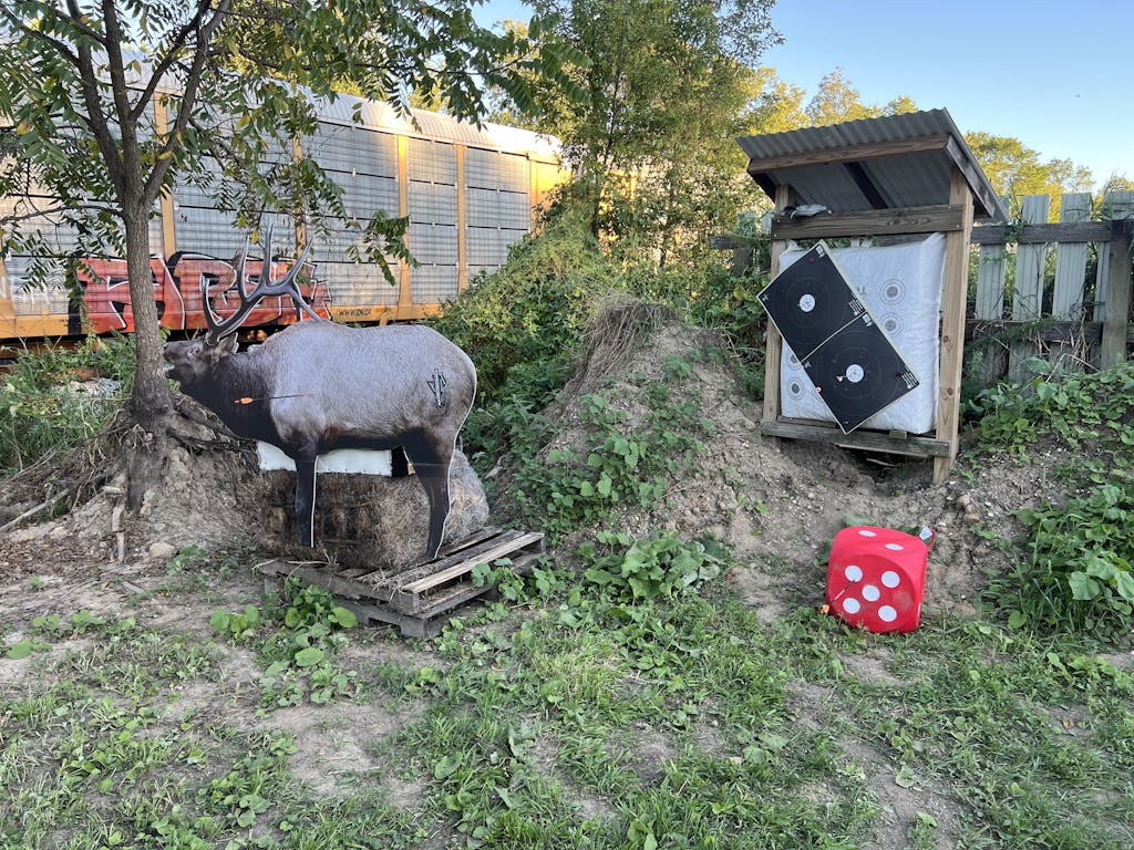 2D Bull Elk Broadside Target