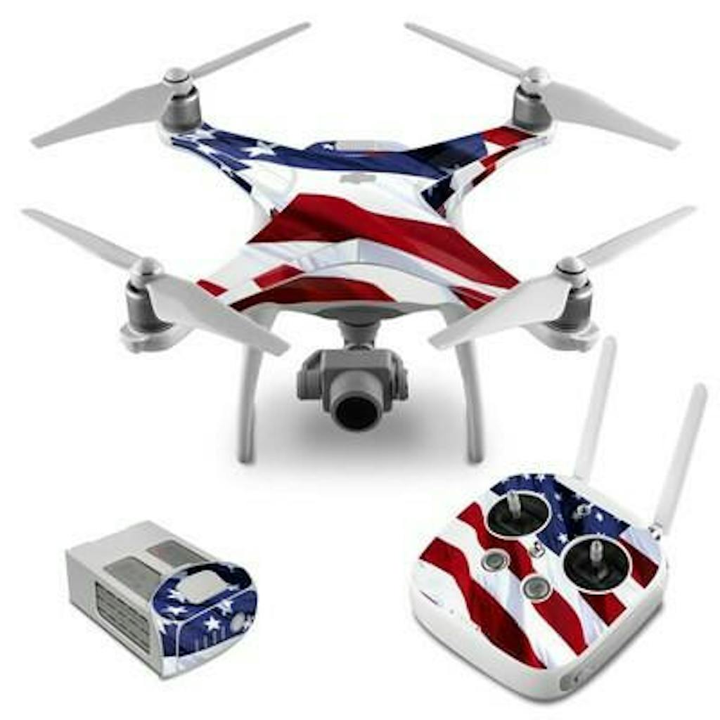 Solid State Yellow - DJI Phantom 4 Skin