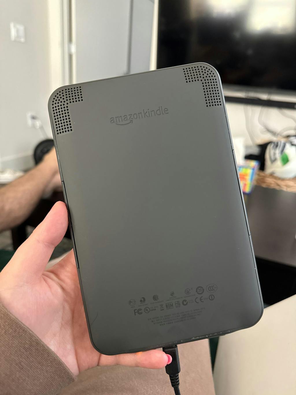 Solid State Flat Dark Earth - Amazon Kindle Skin