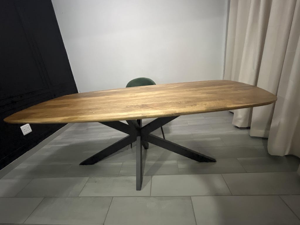 Decofurn | Dal Danish Oval Solid Wood Dining Table | R7999 – Decofurn ...