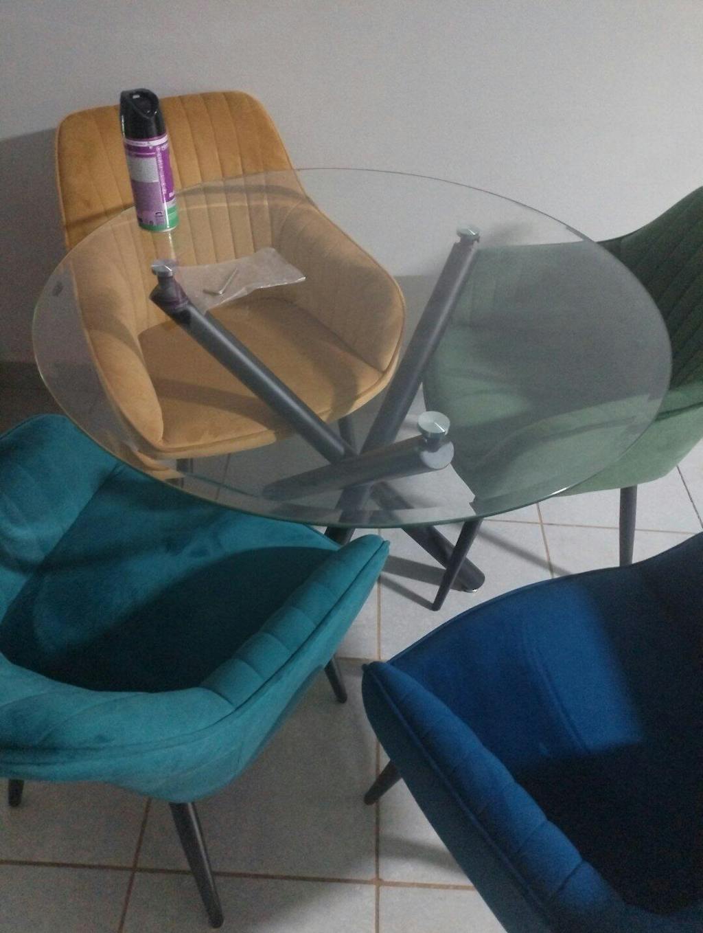 Decofurn | Rocco Velvet Dining Chair – Decofurn Furniture