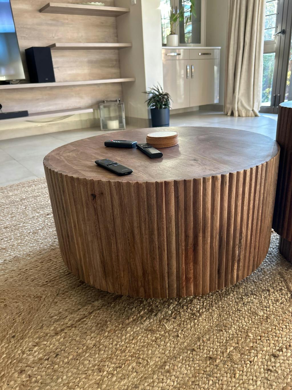 Decofurn | Kavi 70cm Round Solid Wood Coffee Table | R3199 – Decofurn ...