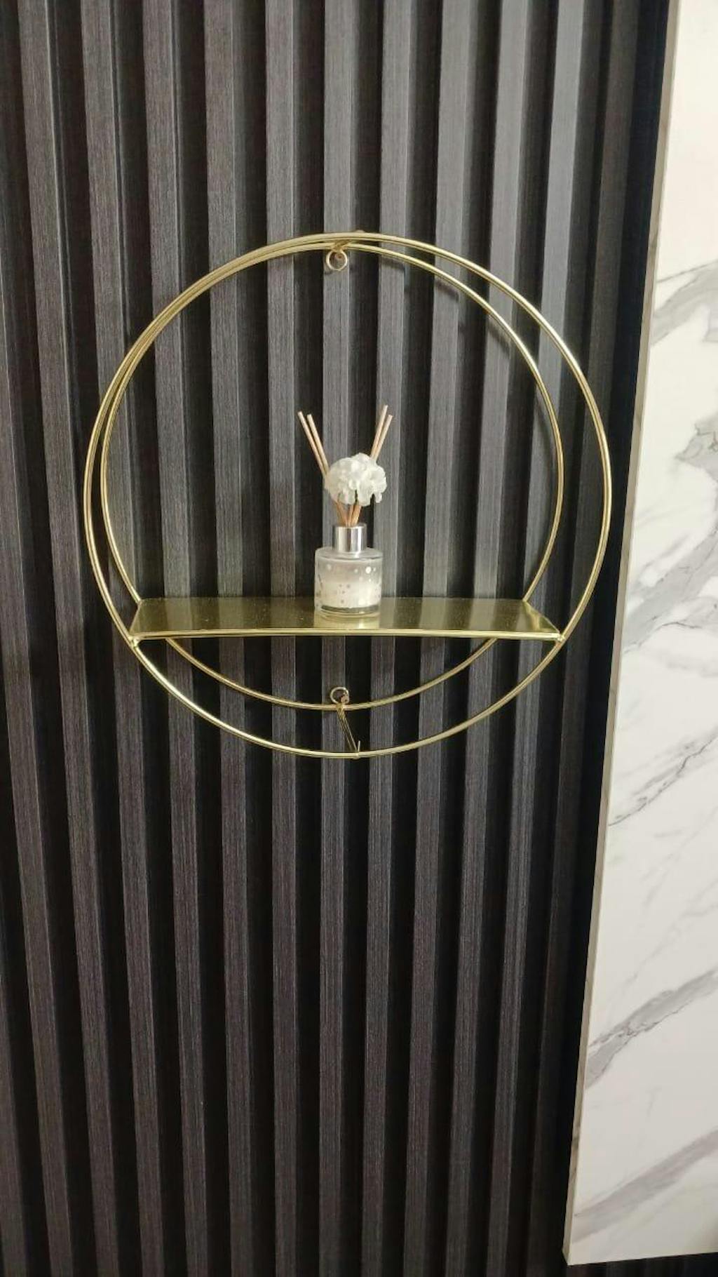 Decofurn | Wall Shelf - Gold Circle with Shelf | R199 Save – Decofurn ...