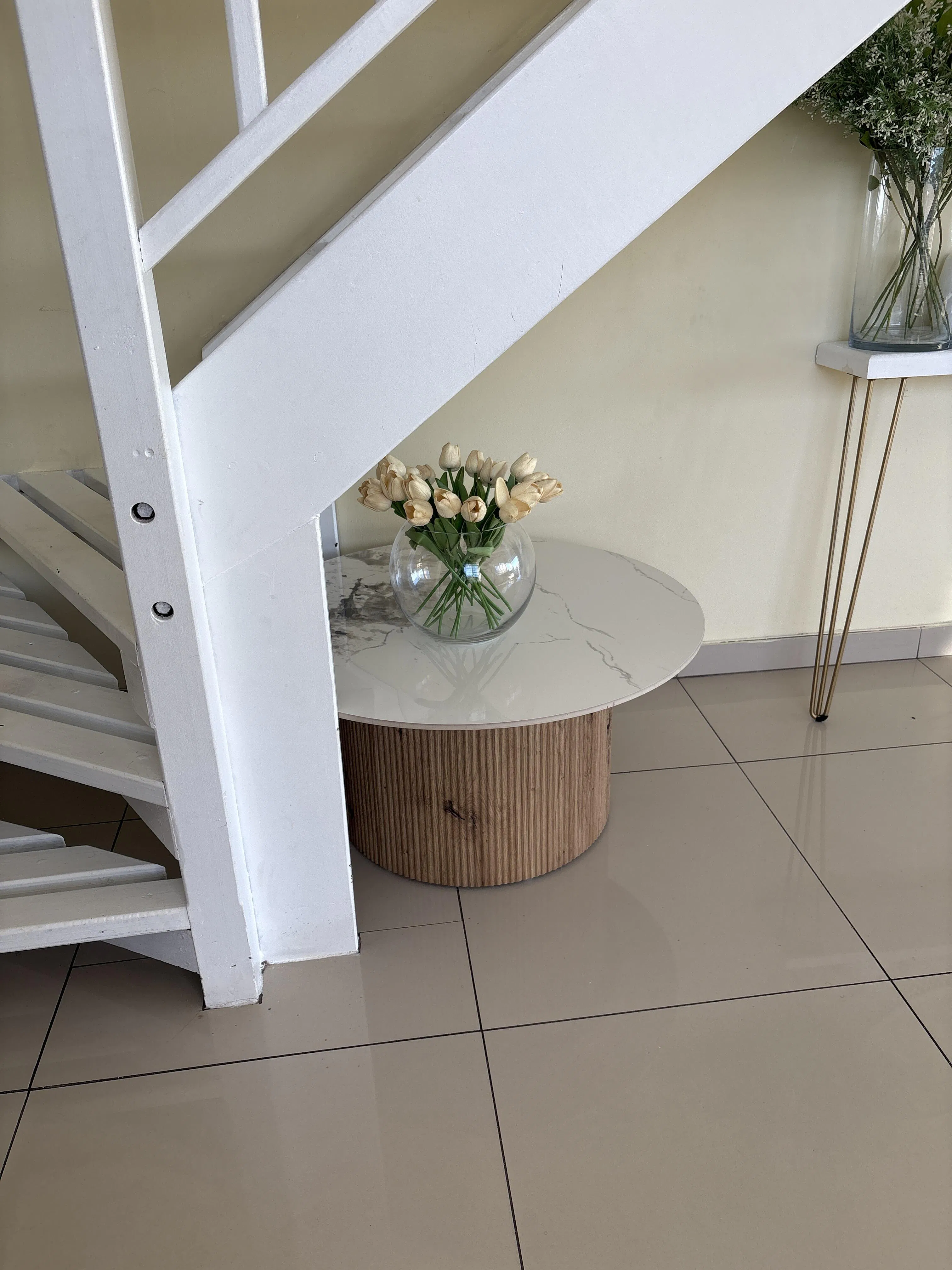 Decofurn | Belle 80cm Round Stone Top Coffee Table | R2499 – Decofurn ...