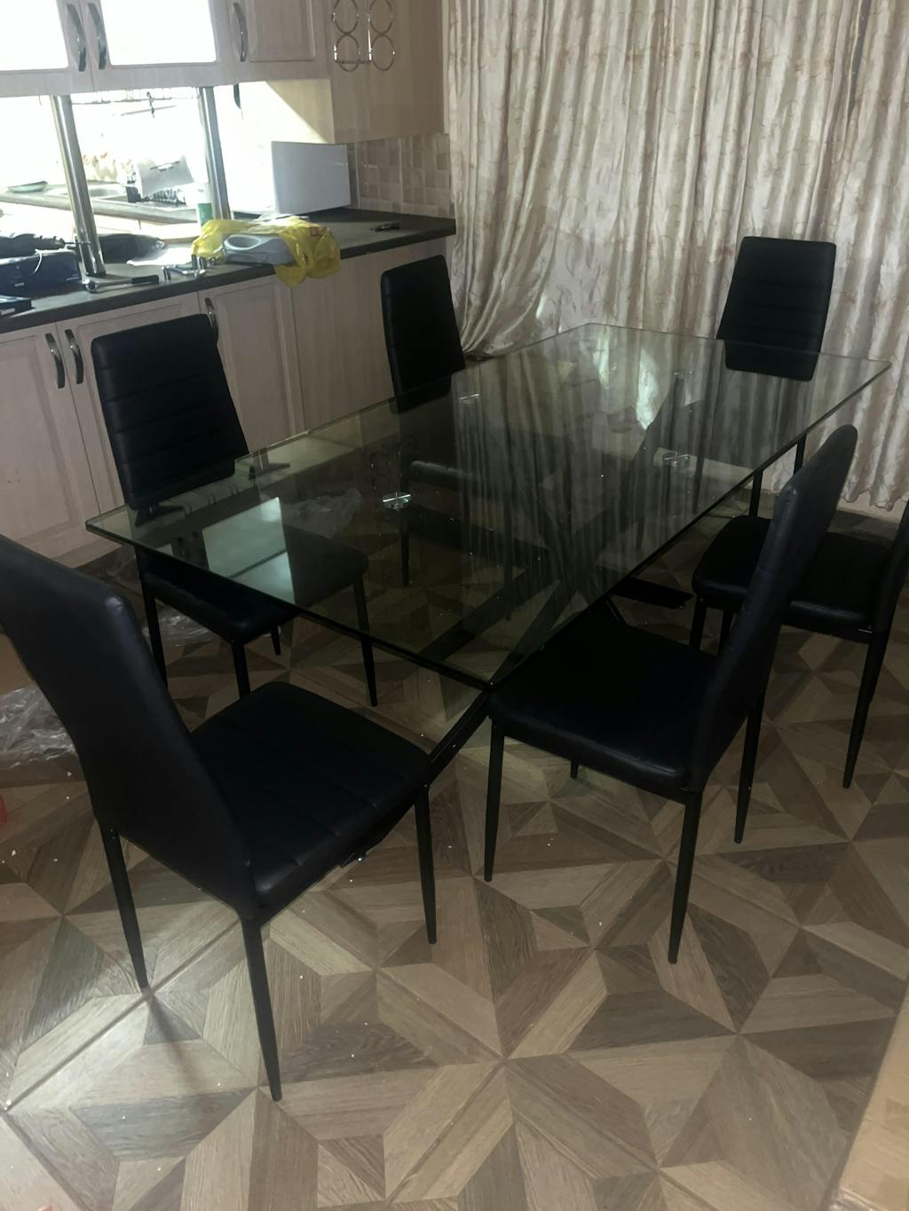 Decofurn | Cam 180x90cm Glass Top Dining Table | R2299 – Decofurn Furniture