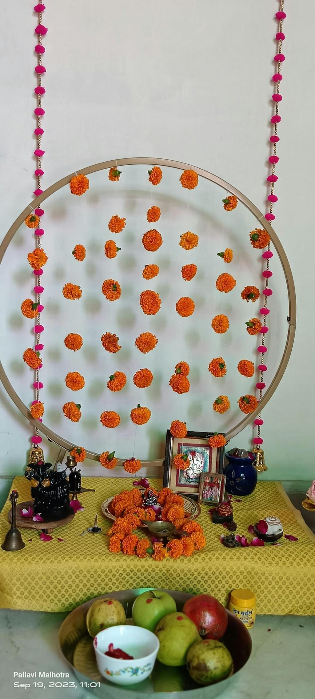 Circular Backdrop Stand for Christmas, Wedding, Ring ceremony, Birthda ...