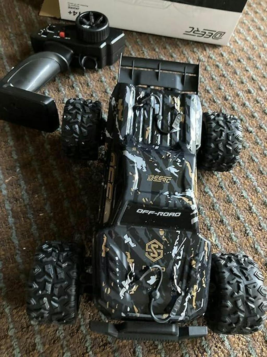 DEERC 9309E 1/16 All Terrain Fast RC Cars for Adults 40KPH,4WD Electri