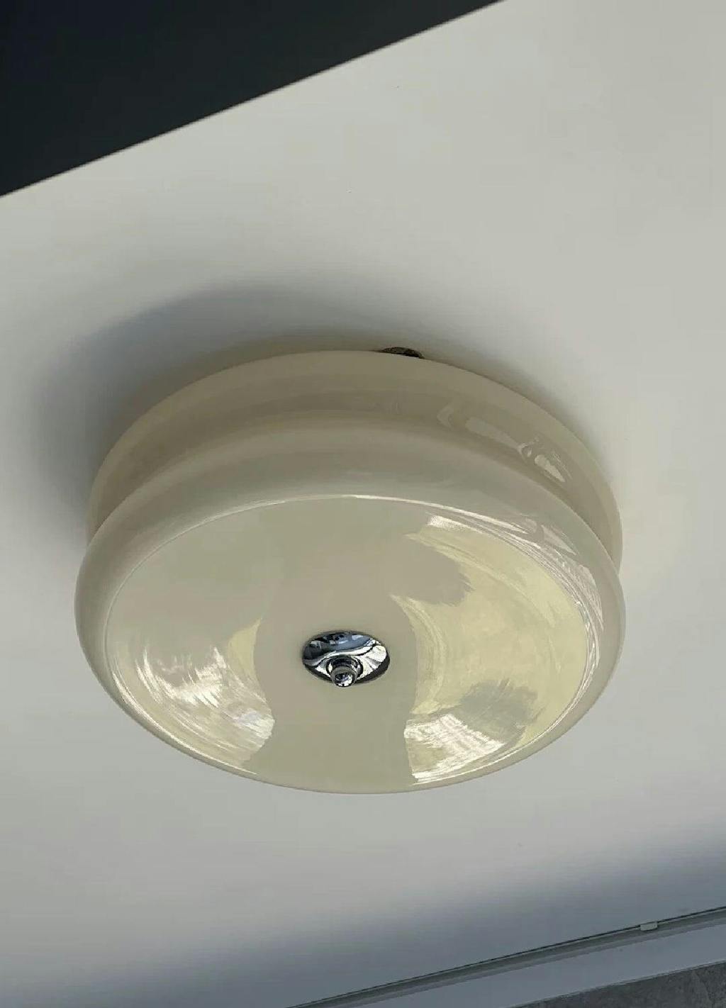 Art Deco Cream Ceiling Light – Dekoorlight