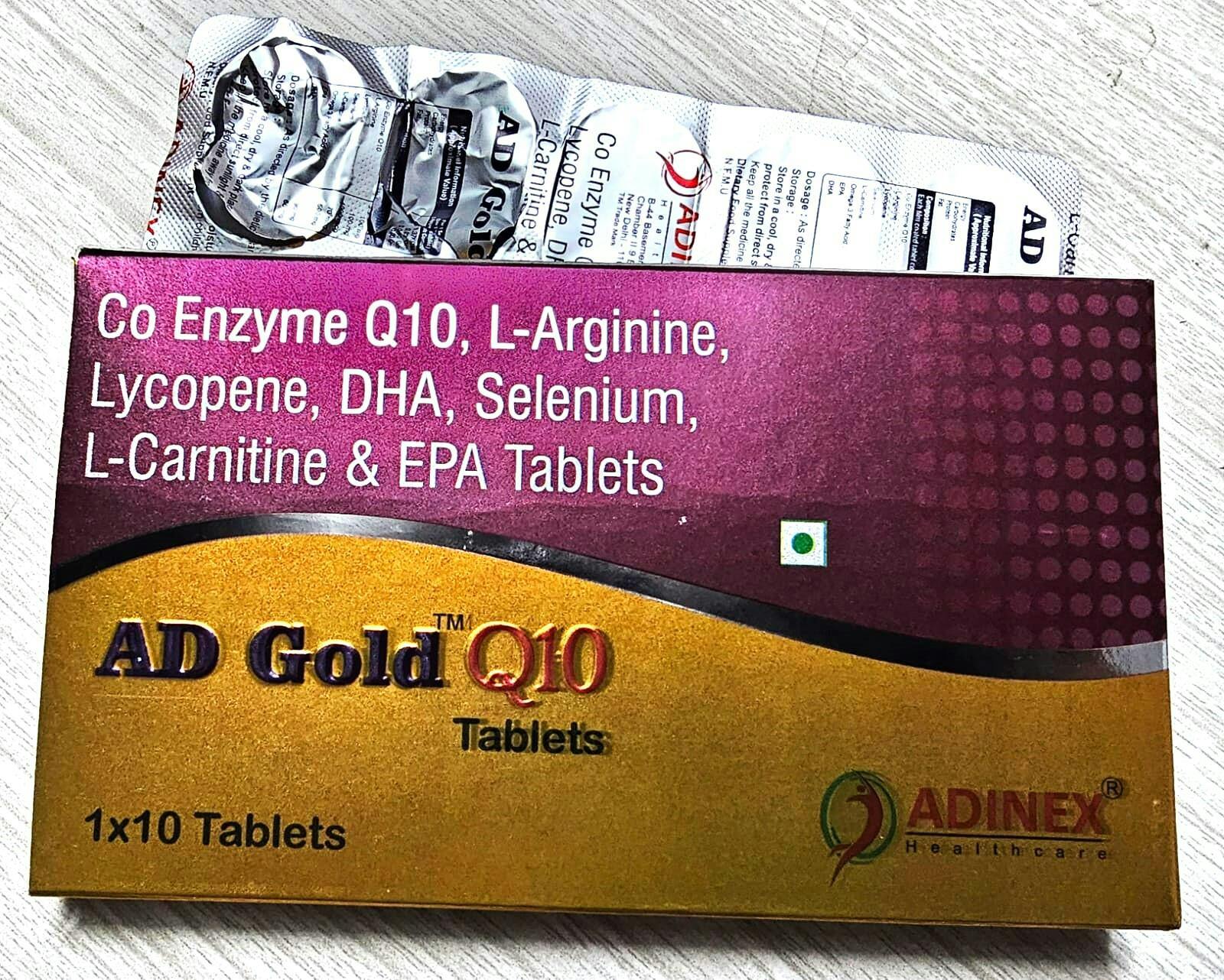AD Gold Q10 Tablets – DelMeds.com