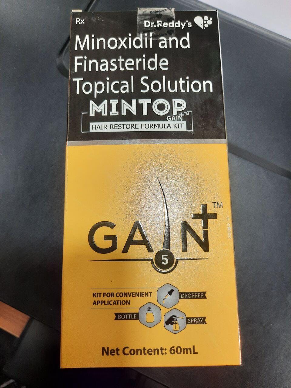 Mintop Gain+ 5 Hair Restore Formula Kit – DelMeds.com