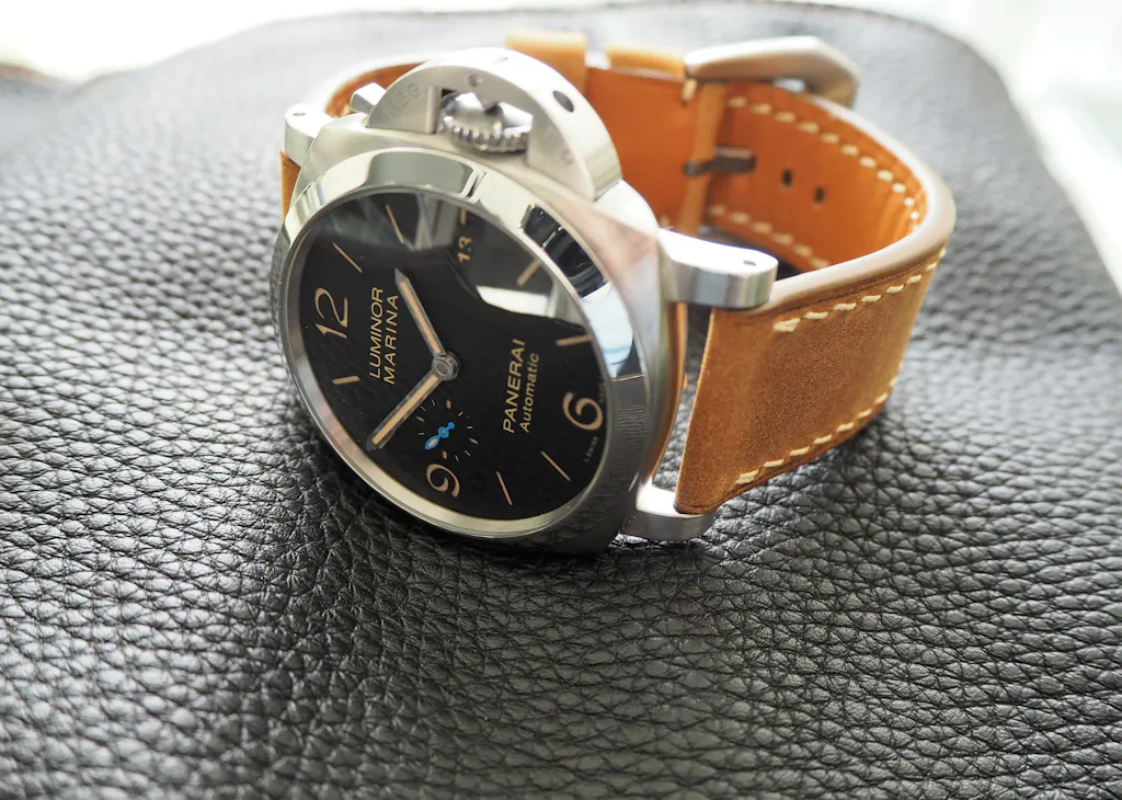Tan Crazy Horse Chunky Strap for Panerai - Handcrafted Leather · 22 ...