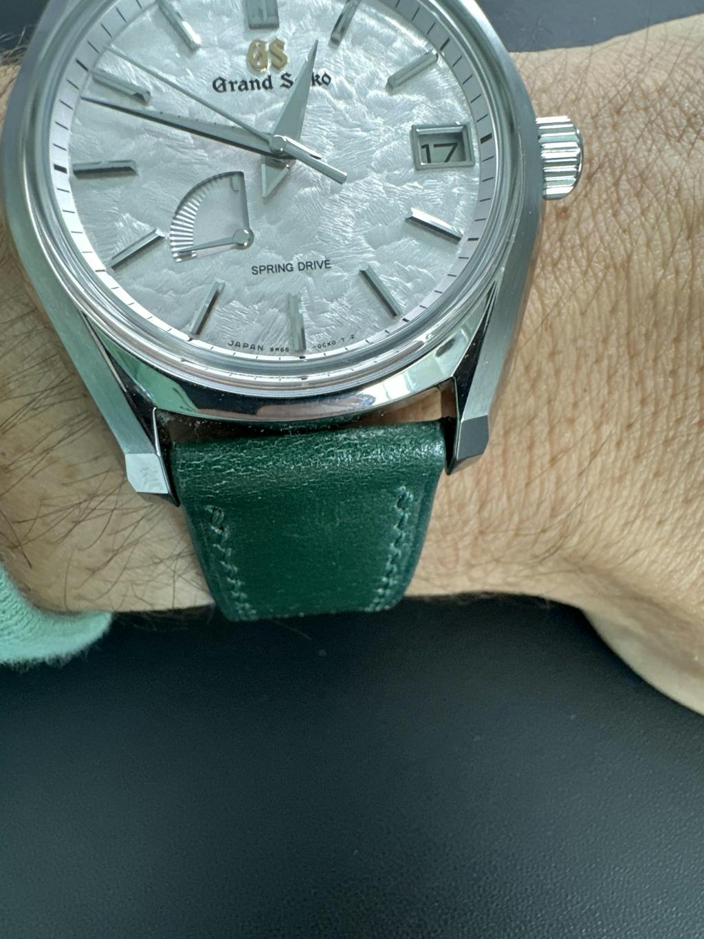 Green Shell Cordovan Slim Strap – Delugs