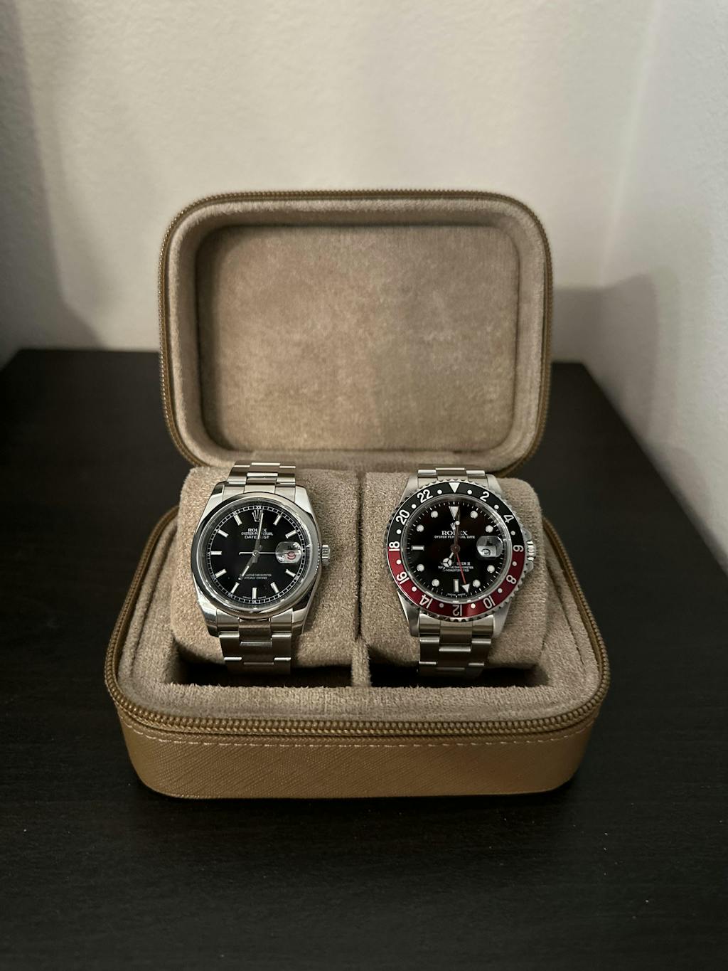 Zip Box (Two) - Brown/Light Brown – Delugs