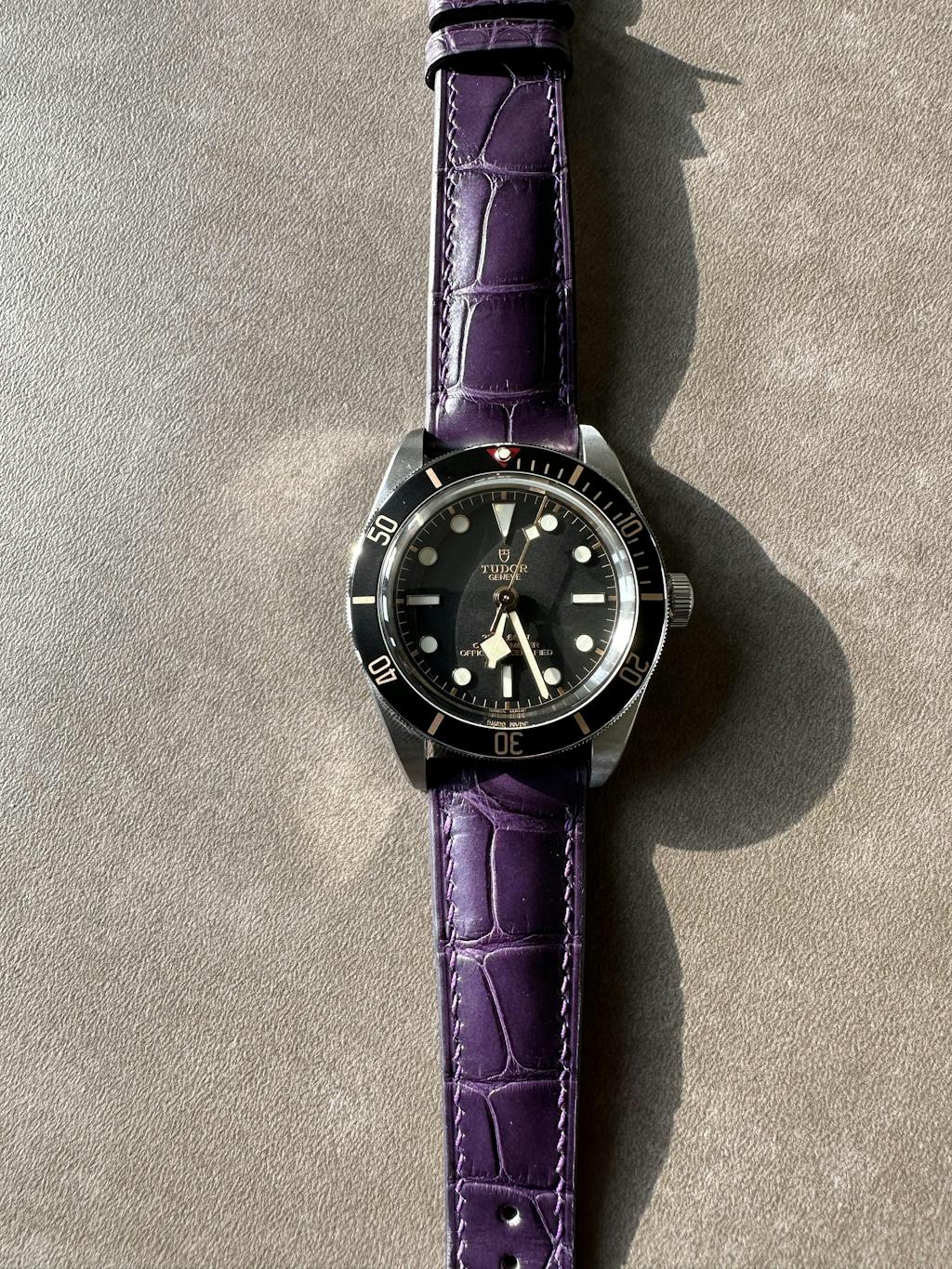 Matte Purple Alligator Signature Strap – Delugs