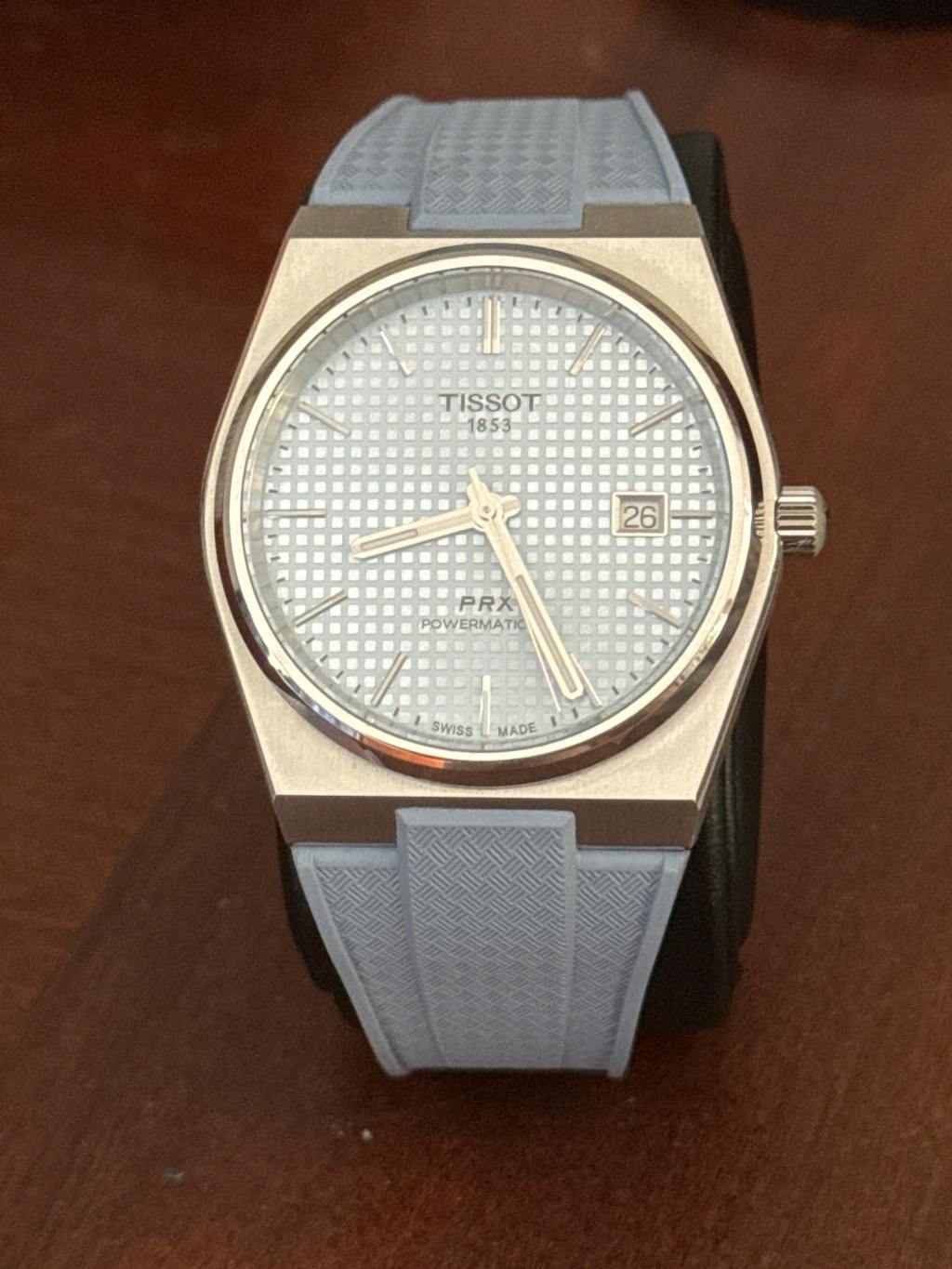 Baby Blue CTS Rubber Strap for Tissot PRX – Delugs